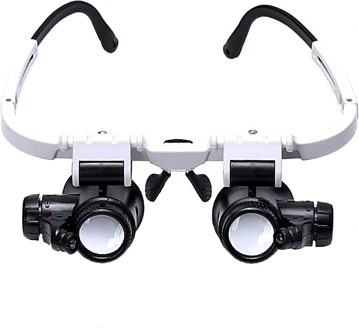 Crystal Clear Acrylic Lens Magnifying Glasses, Lighted Magnifier With ...