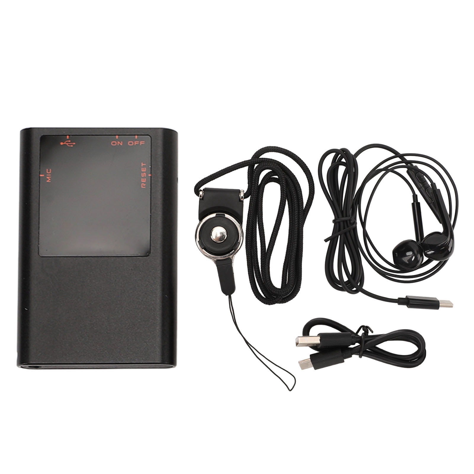 Crystal,Clear Audio Recorder: WAV Format, Adjustable Sensitivity, Built ...