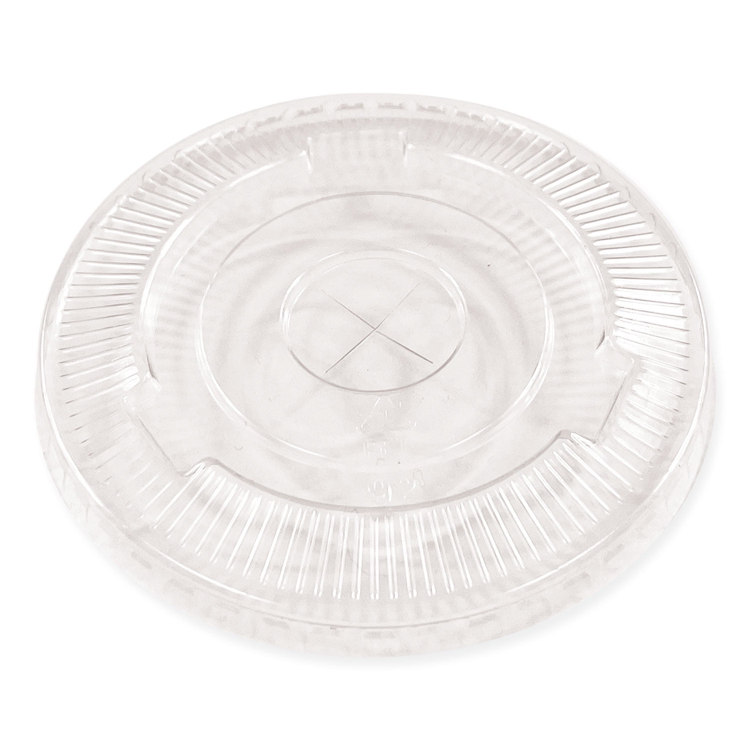 Crystal-Clear Cold Cup Straw-Slot Lids, Fits 9 Oz Squat/12 Oz Pet Cups ...