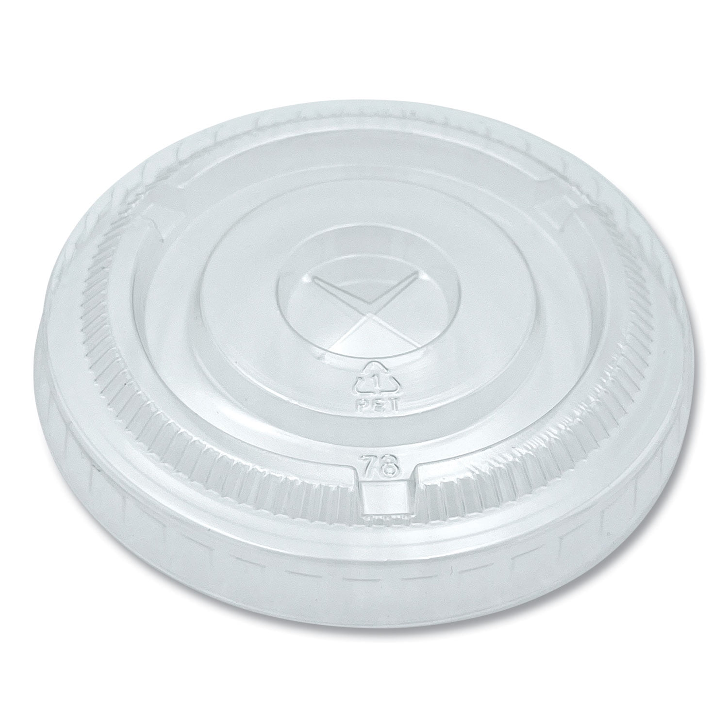 Crystal-Clear Cold Cup Straw-Slot Lids, Fits 9 oz to 10 oz Cups, Clear ...