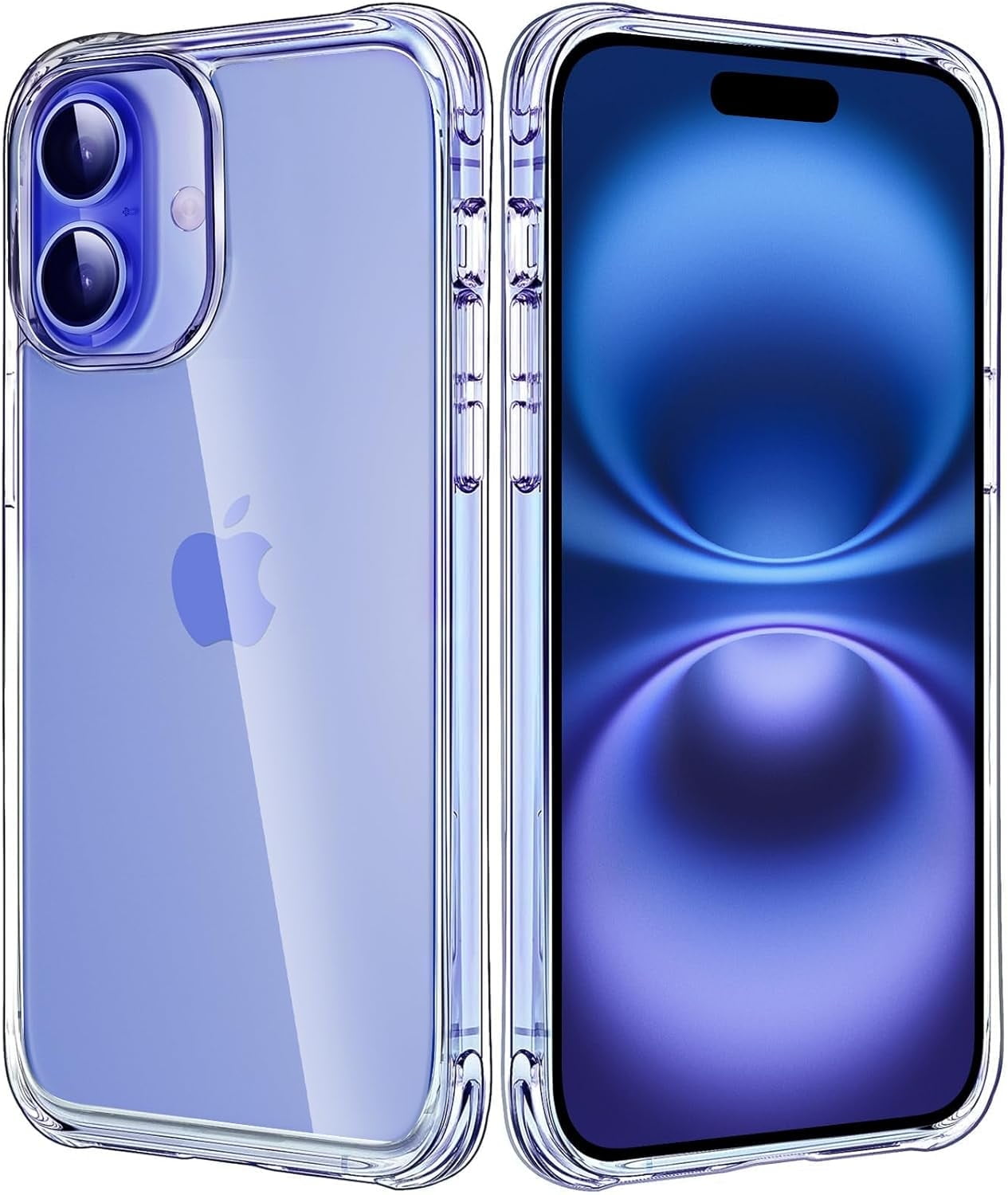 Crystal Clear Designed for iPhone 16 Plus Case Clear, [Not Yellowing ...