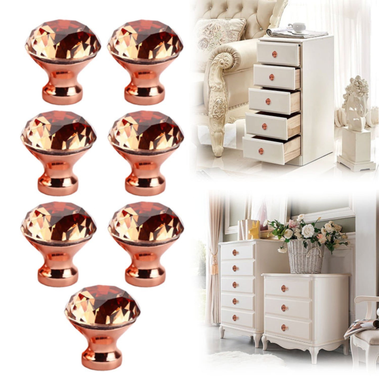 Crystal Clear Glass Cabinet Drawer Pulls, Crystal Glass Cabinet Knobs ...