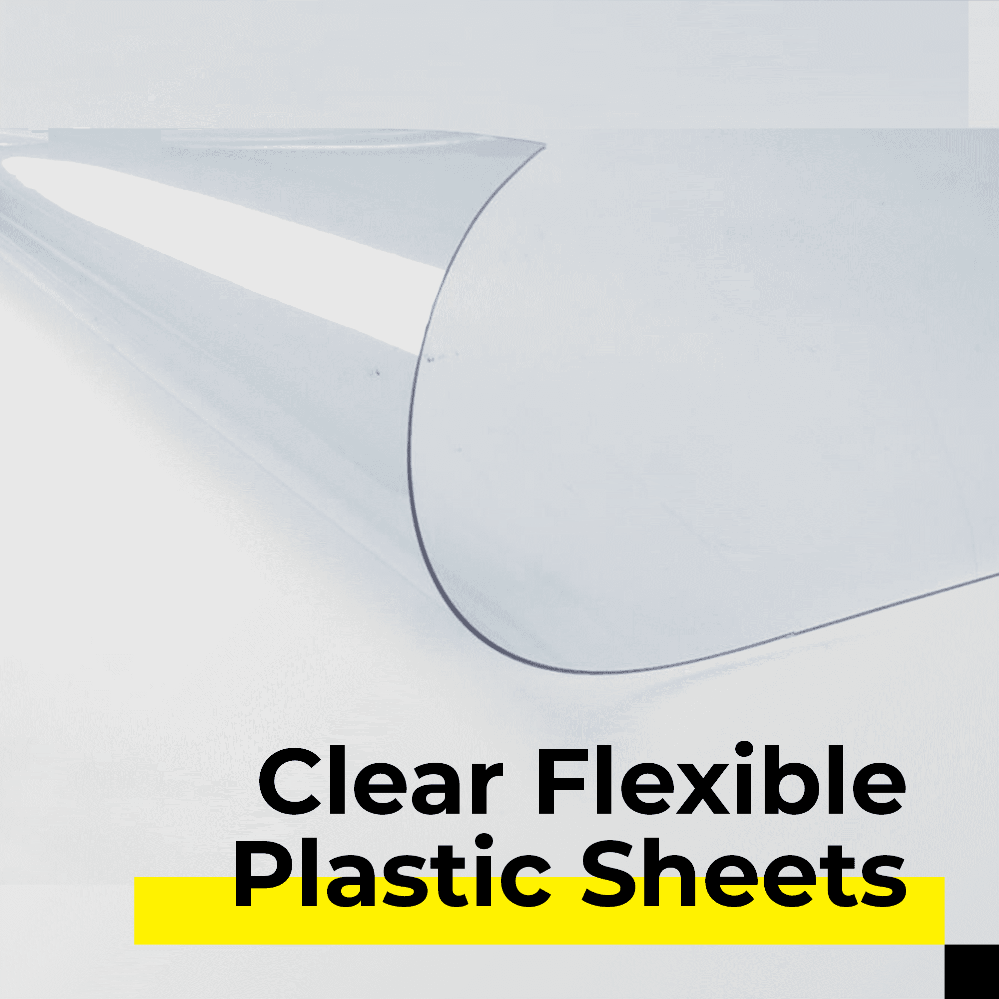 Crystal Clear PET Plastic Sheets 52" x 24" x 0.030" (30 mils) | Poster ...