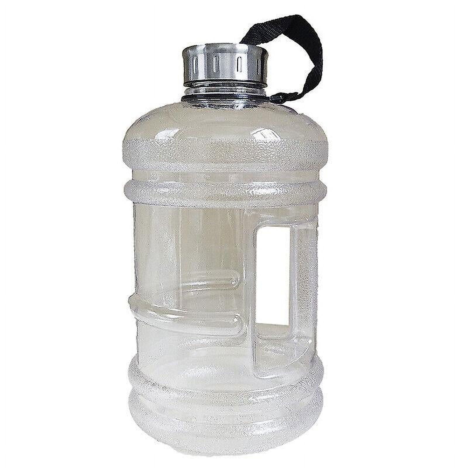 Crystal Clear Portable Sport Water Bottle, Dishwasher Safe 2.2L Wide ...