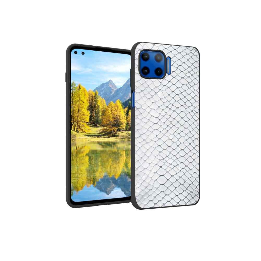 Crystal-Clear-Snake-Skin phone case for Moto One 5G UW for Women Men ...