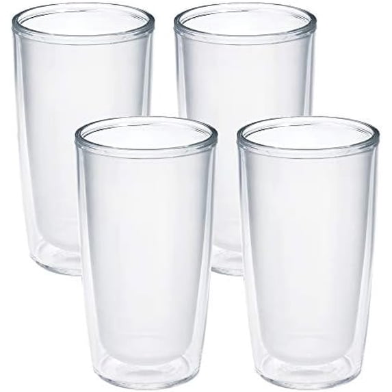 Crystal Clear Tabletop Made in USA Double Walled Insulated Tumbler ...