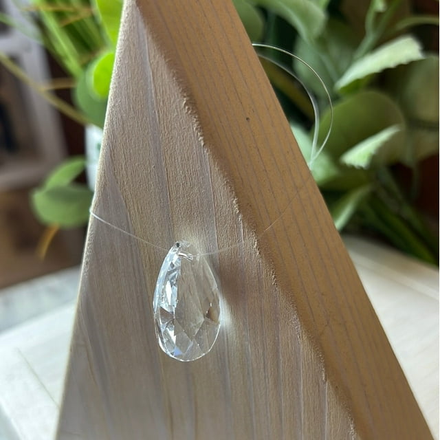 Crystal Clear Teardrop Prism 1" - Walmart.com