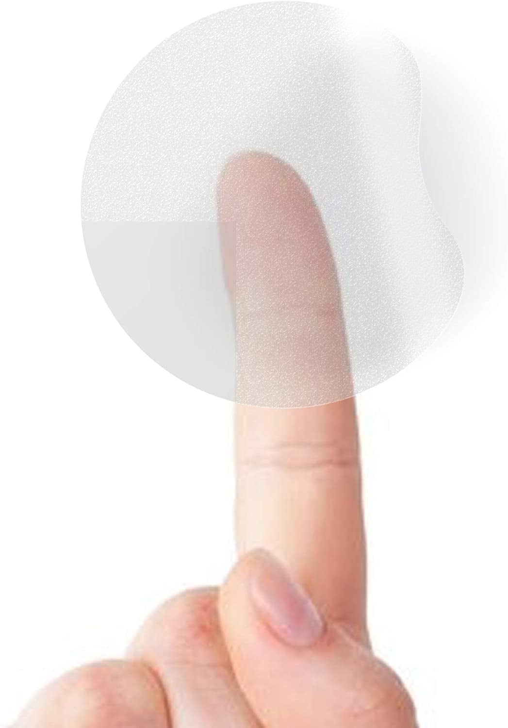 Crystal Clear Transparent 2" Round Stickers, Envelope Tab Sealer and Retail Package Round Clear ...