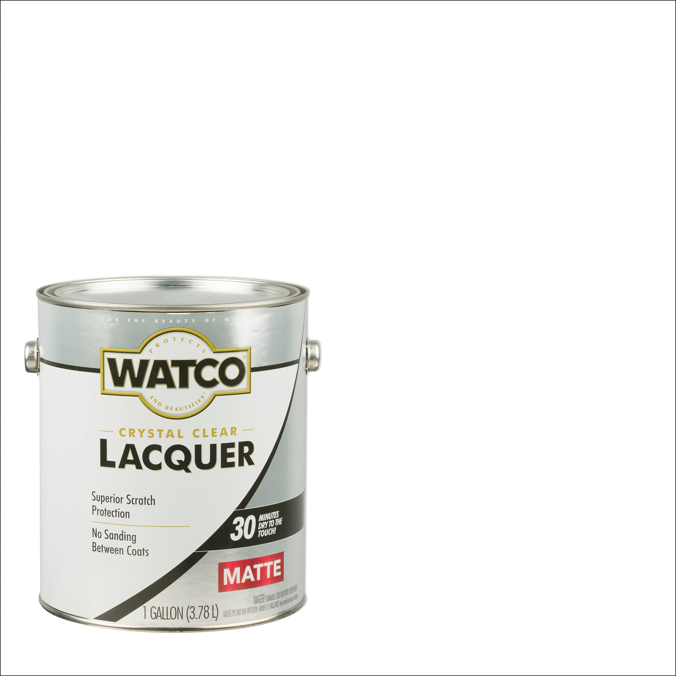Crystal Clear, Watco Matte Lacquer- Gallon, 1 Pack - Walmart.com