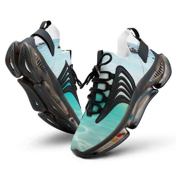 Crystal Clear Water Texture Walking Shoes for Men Woman Lightweight ...