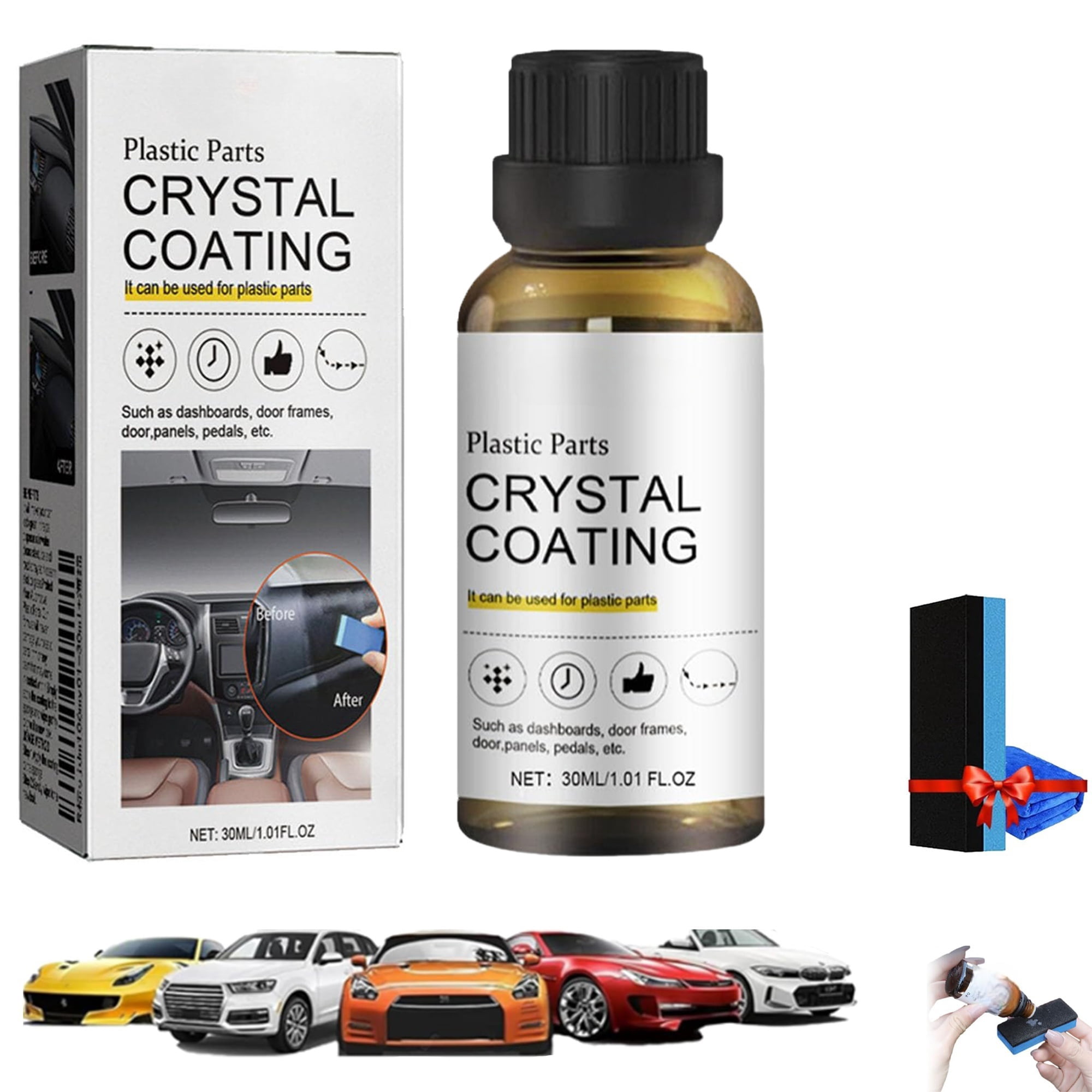 Crystal Coating for Car Plastic Parts, Plastic Parts Crystal Coating ...