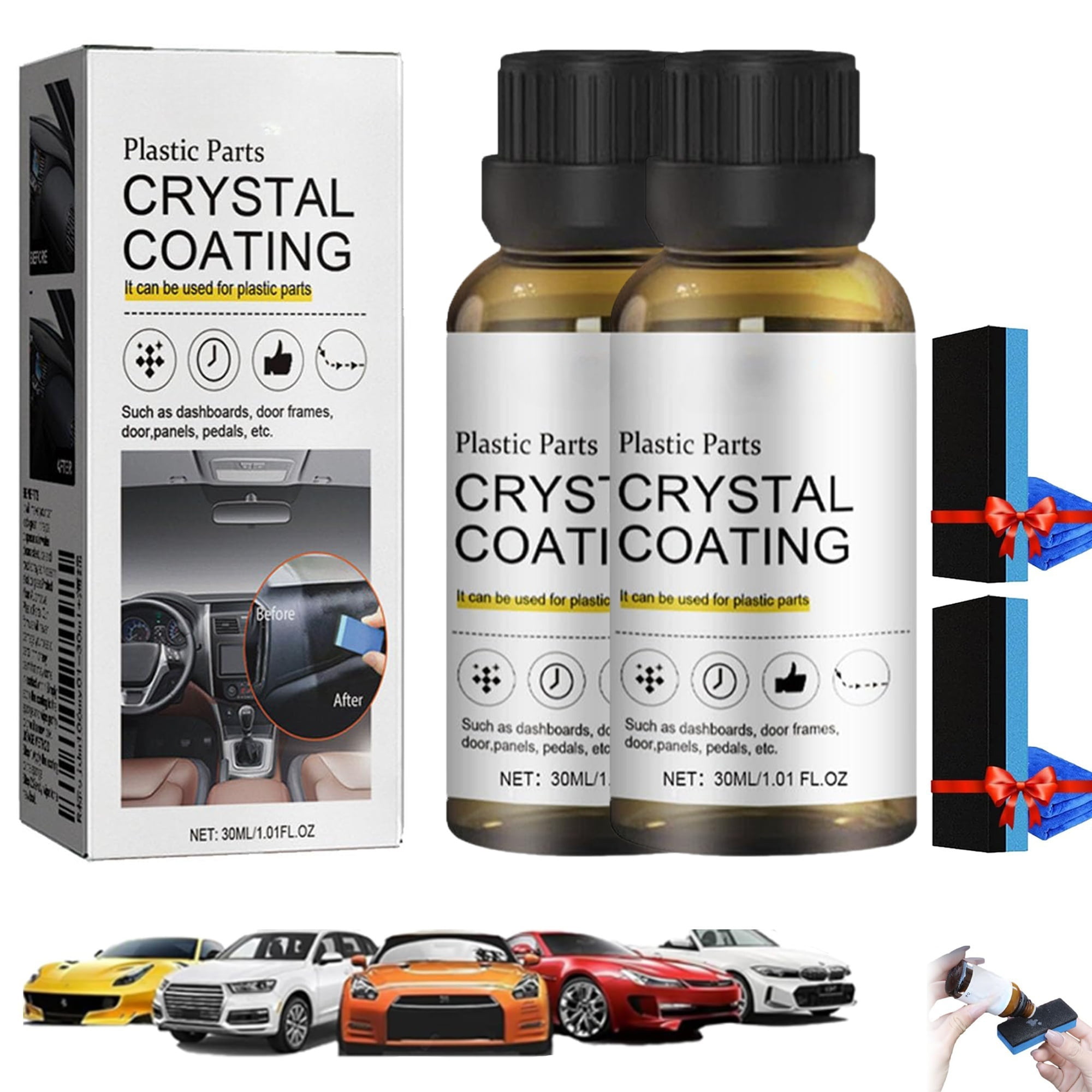 Crystal Coating for Car Plastic Parts, Plastic Parts Crystal Coating ...