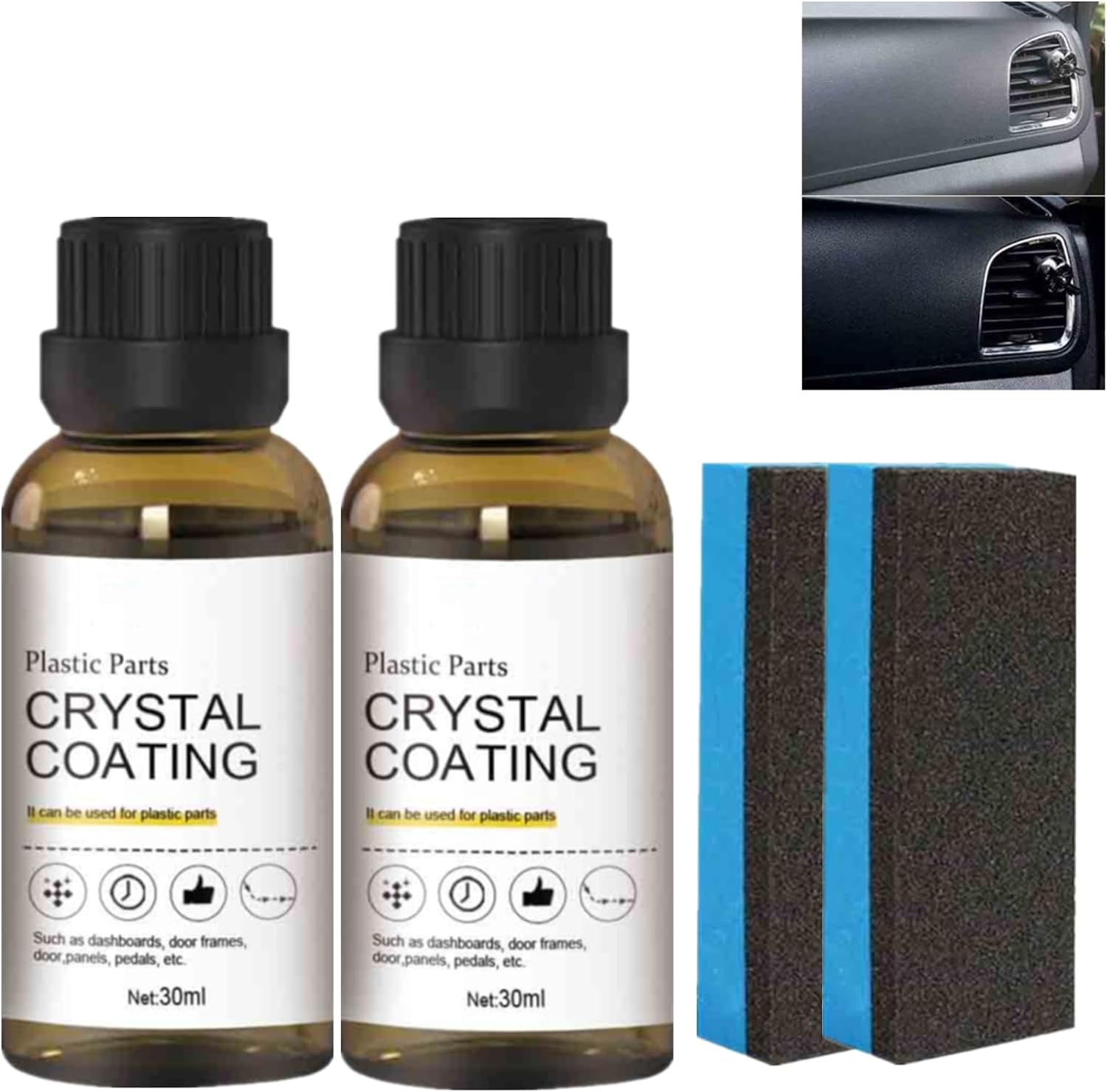 Crystal Coating for Car Plastic Parts, Plastic Restorer for Car ...
