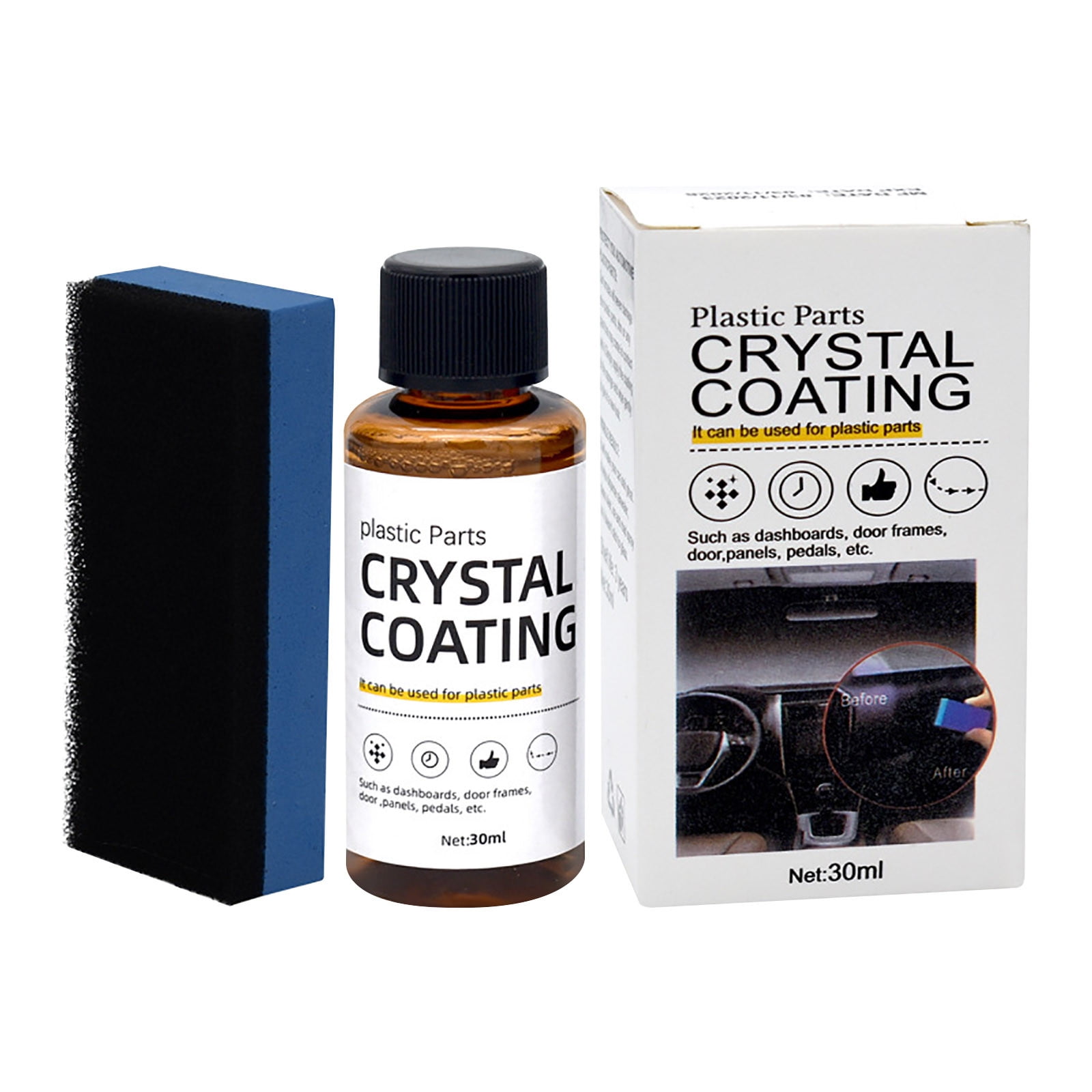 Crystal Coating for Car Plastic Parts, Plastic Restorer Cars Plating ...