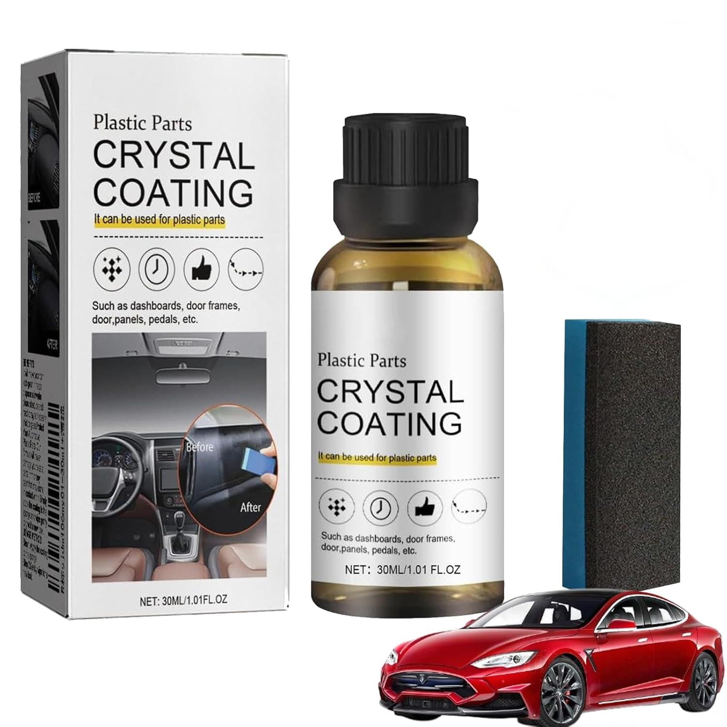 Crystal Coating for Car Plastic Parts, Plastics Parts Crystal Coating ...