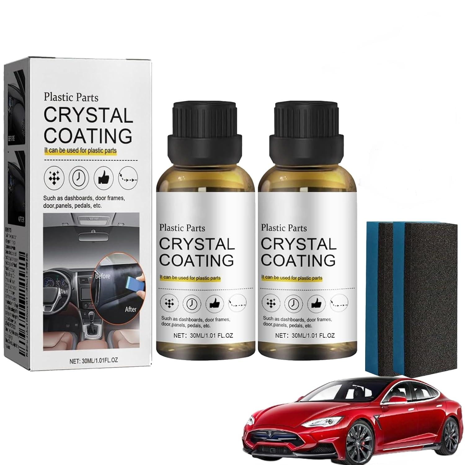 Crystal Coating for Car Plastic Parts, Plastics Parts Crystal Coating ...