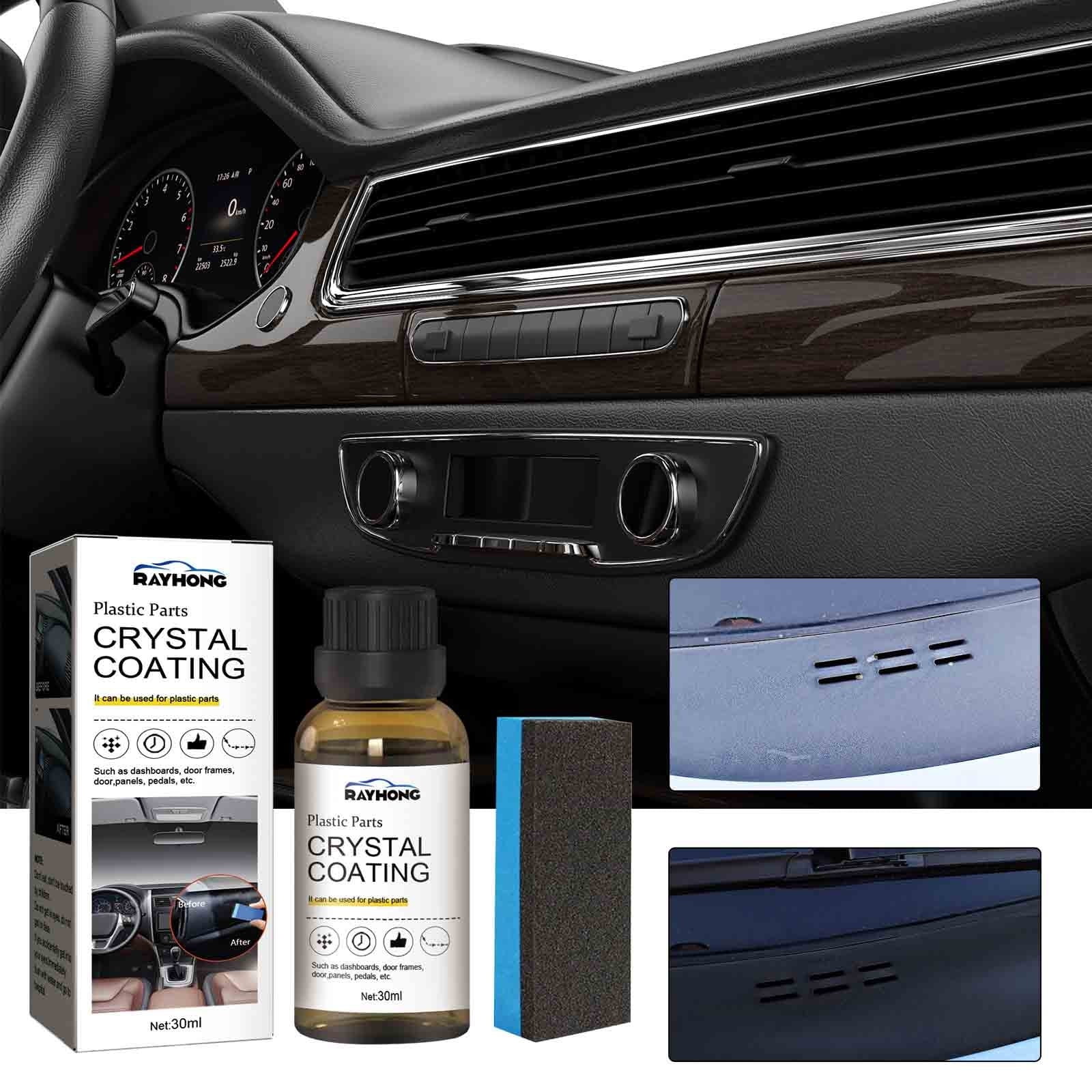 Crystal Coating for Car Plastic Parts | Restores Shine & Gloss | Long ...