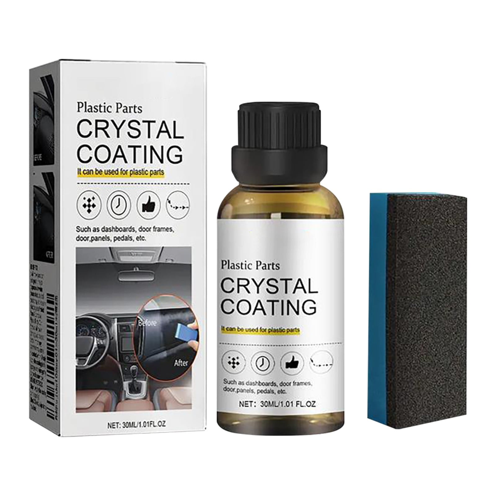 Crystal Coating for Automotive Plastic Parts - Easy Repair and ...