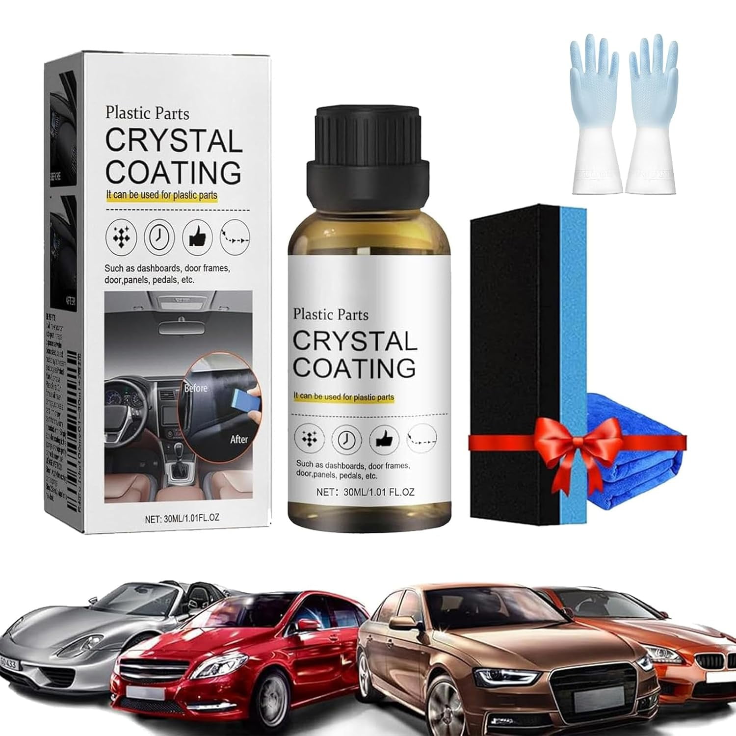 Crystal Coating for Car Plastic Parts, Plastic Parts Crystal Coating ...