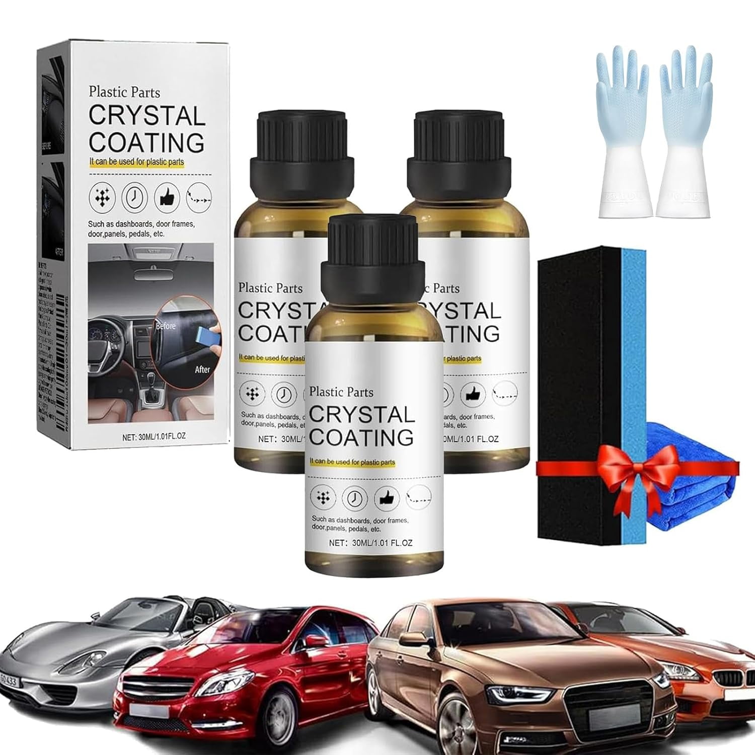 Crystal Coating for Car Plastic Parts, Plastic Parts Crystal Coating ...