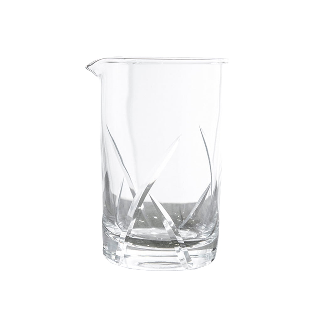 Crystal Cocktail Mixing Glasses Vintage Bar Mixing Pitcher Weighted Bottom Seamless Cocktail