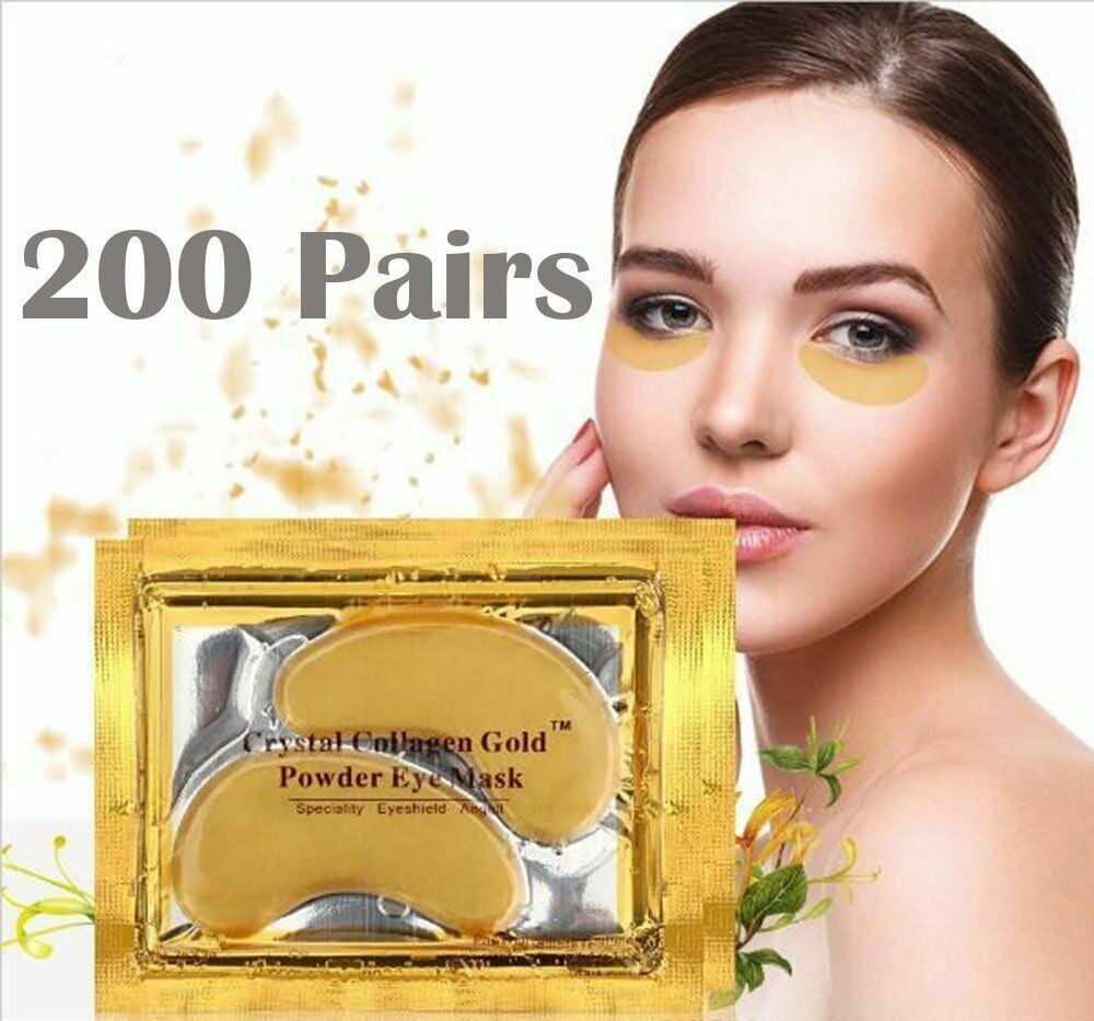 Crystal Collagen Gold Anti Dark Circle Wrinkles Under Eye Pads Mask 200 ...