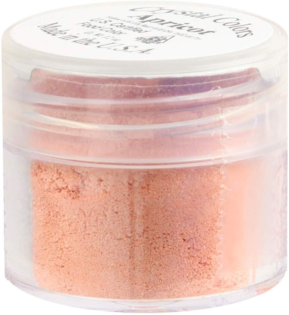 Crystal Color Powder Food Coloring, One Jar of 2.75 Grams - Apricot ...