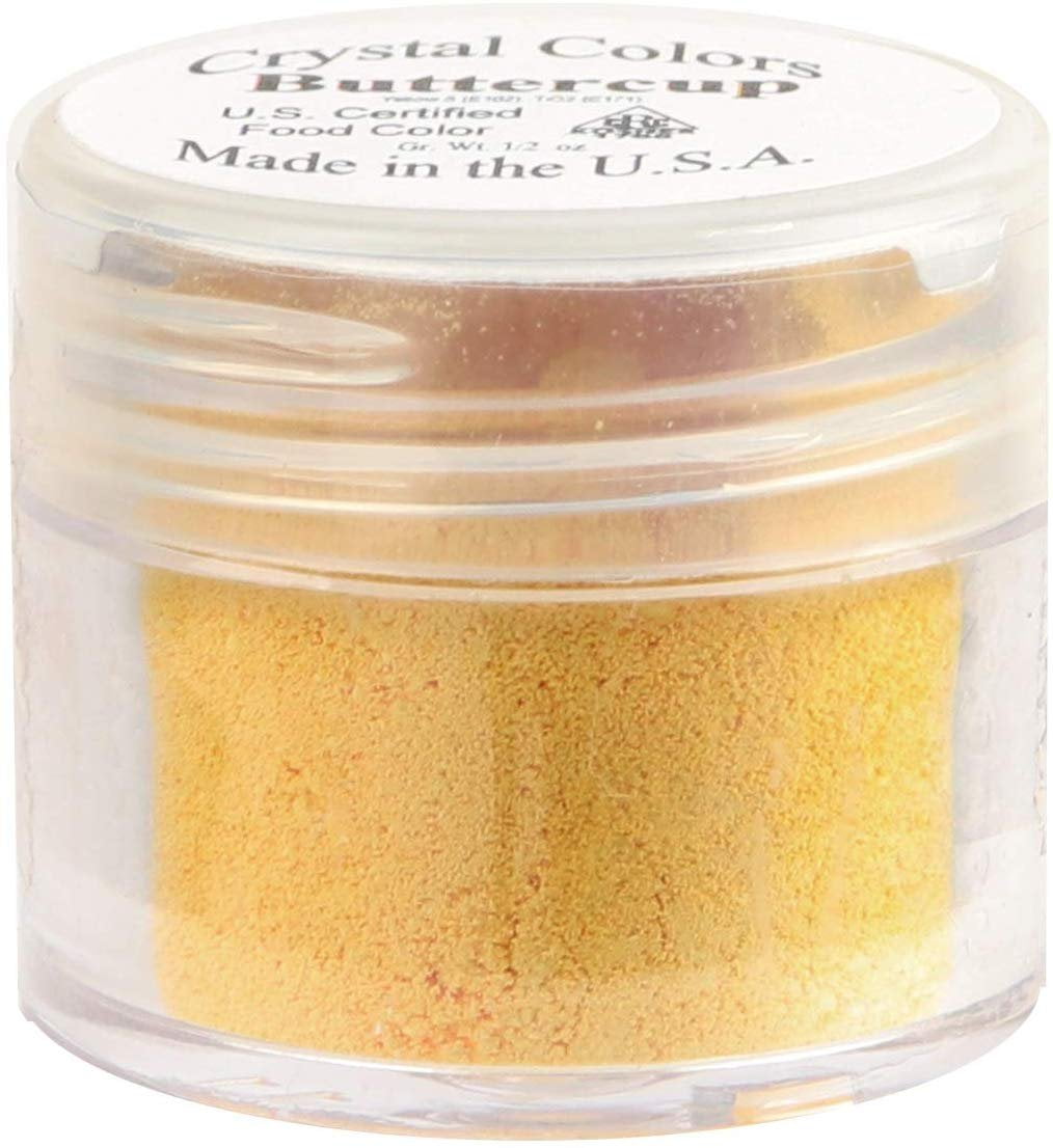 Crystal Color Powder Food Coloring, One Jar of 2.75 Grams - Buttercup ...
