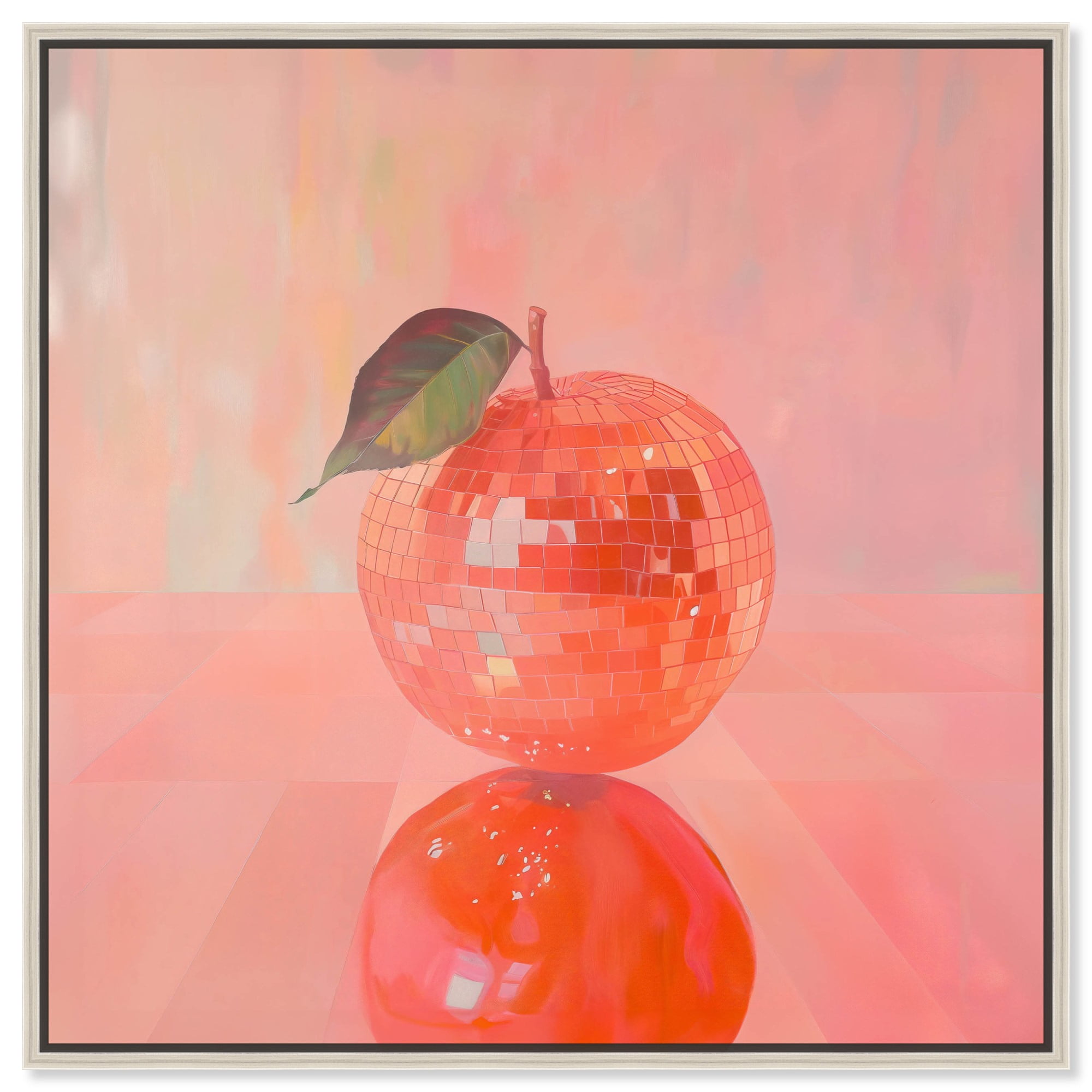 Crystal Core Canvas Pop Art Prints by Art Remedy, Silver Frame, 24" x ...