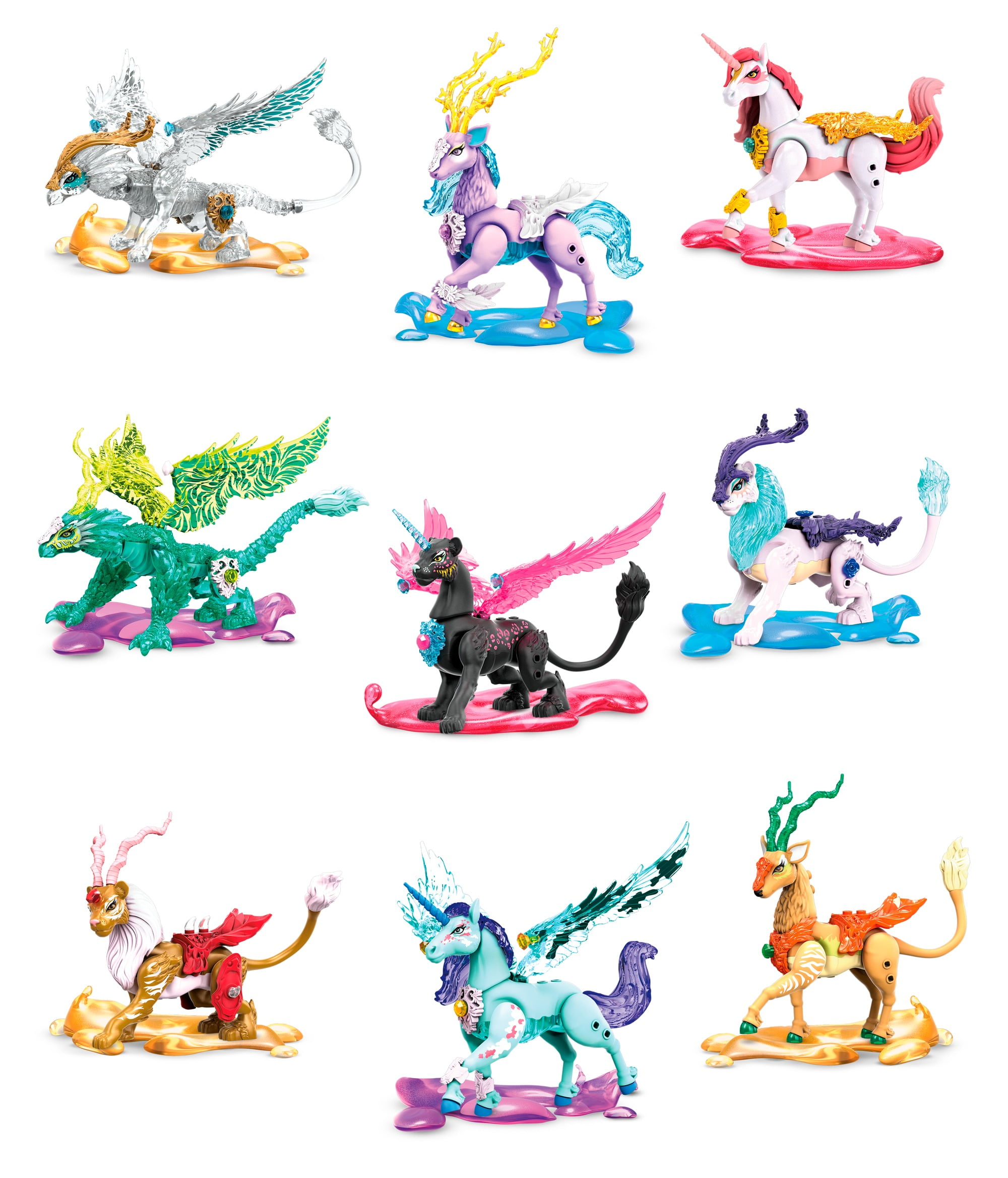 Mega Construx Crystal Creatures Series 2 - Fantasy Buildable ...