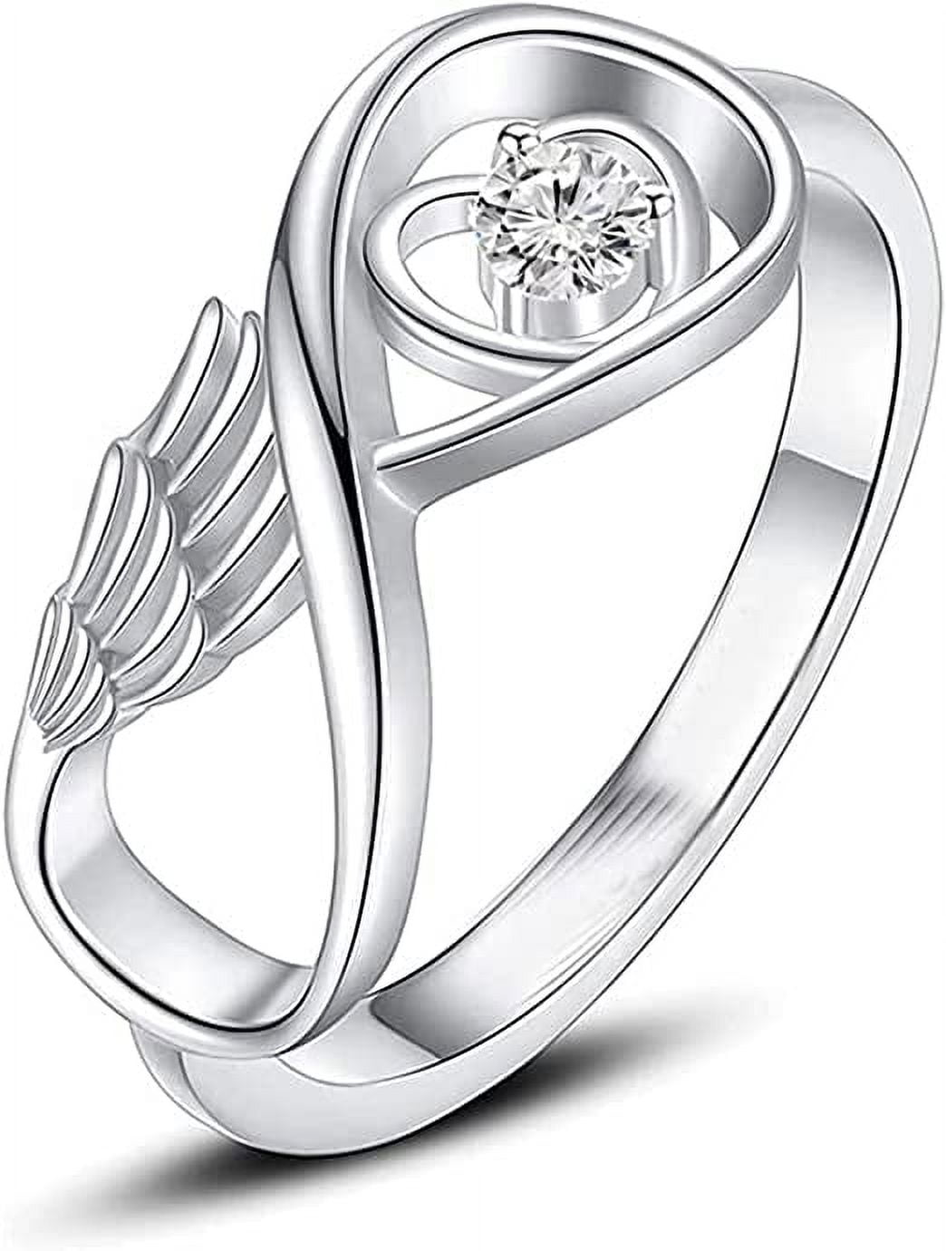 Crystal Cremation Urn Jewelry for Ashes- Silver Memorial Keepsake Ring ...