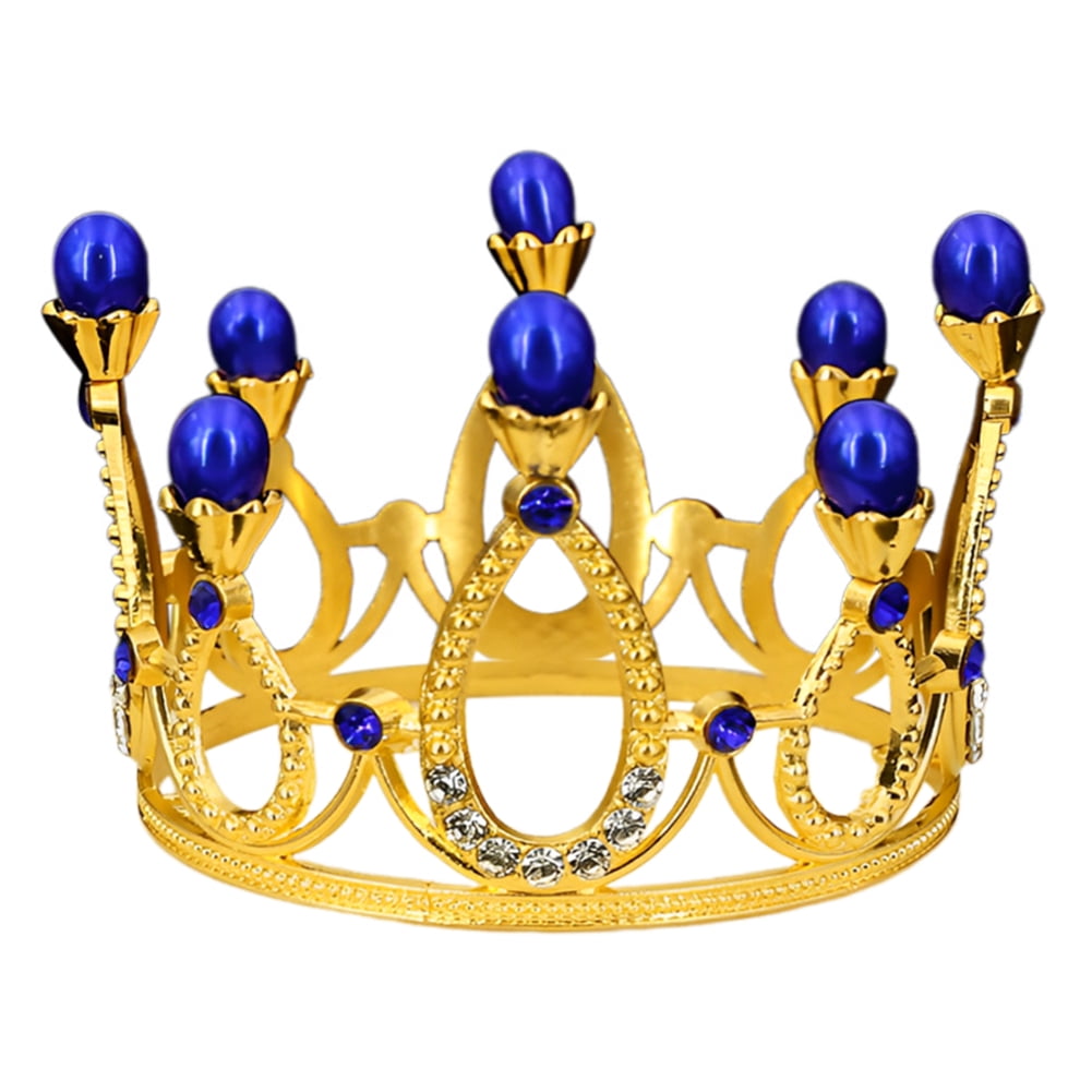 Crystal Crown Cake Topper Alloy Crown Cake Topper Sparkle Rhinestones ...