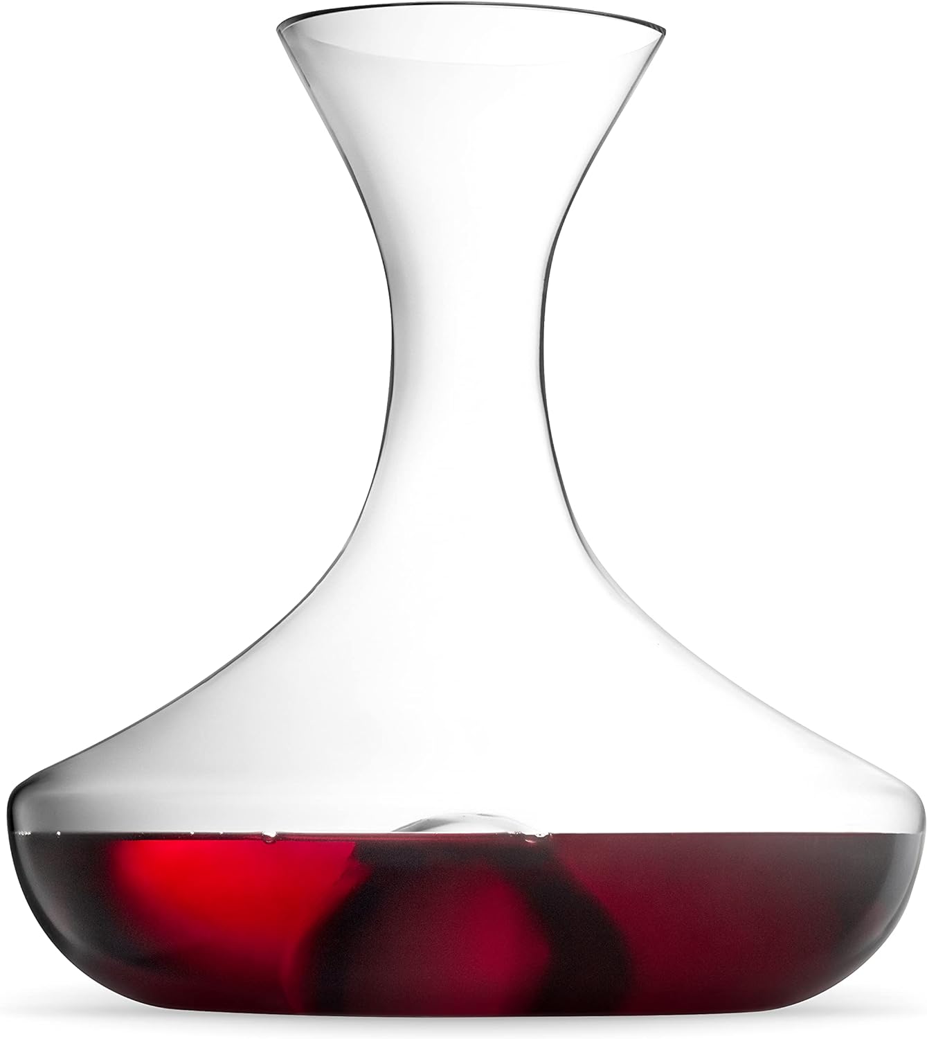 Crystal Decanter Wine Carafe, 60.9 oz., Large Aerator for Red White ...