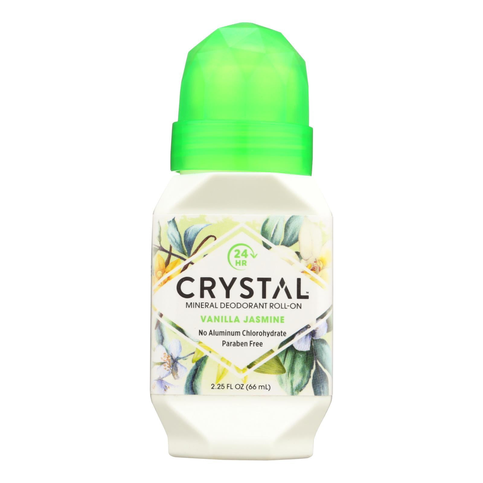 Crystal Deodorants Crystal Essence - Roll-On - Vanilla Jasmine - 2.25 ...