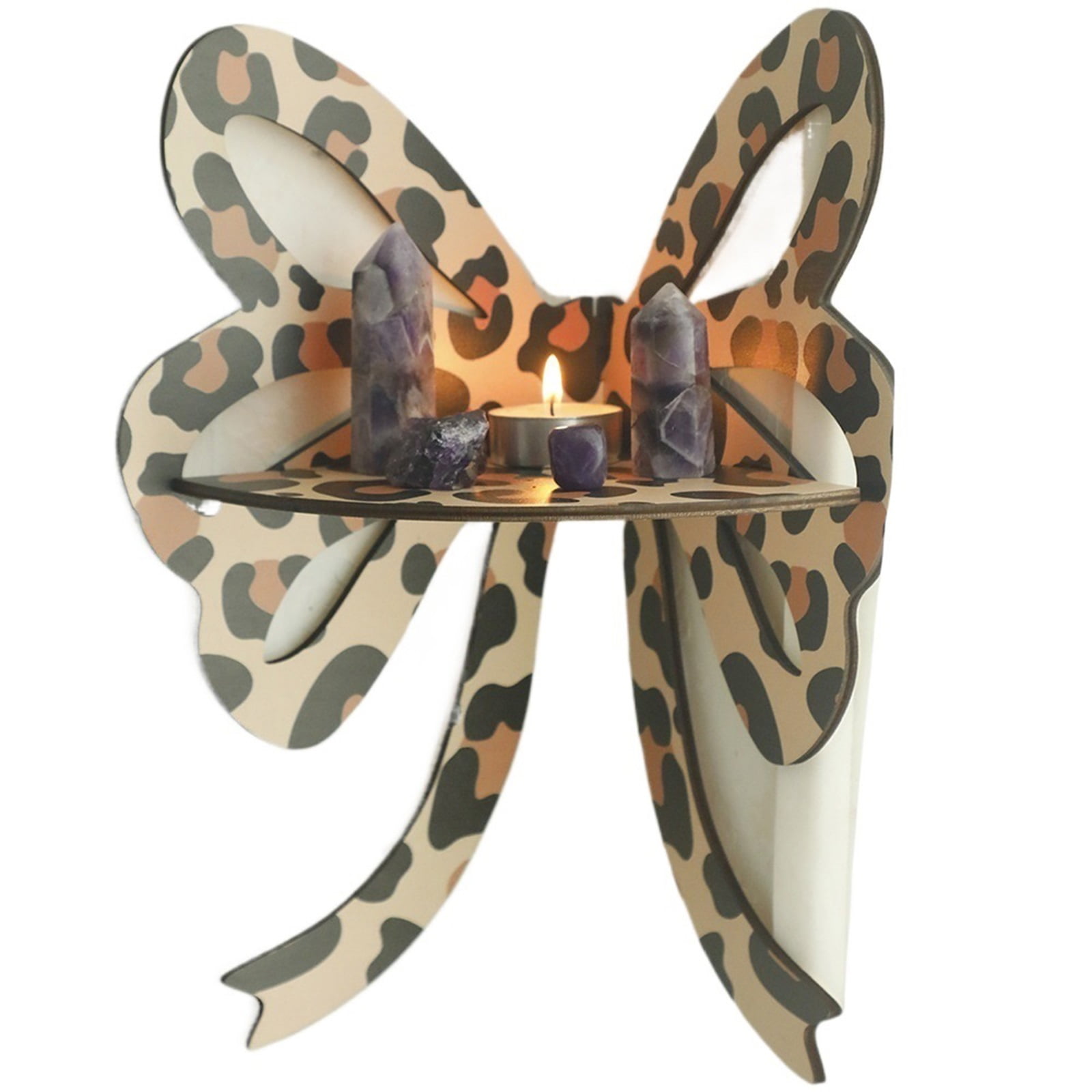 Crystal Display Shelf Wooden Floating Shelves - Walmart.com