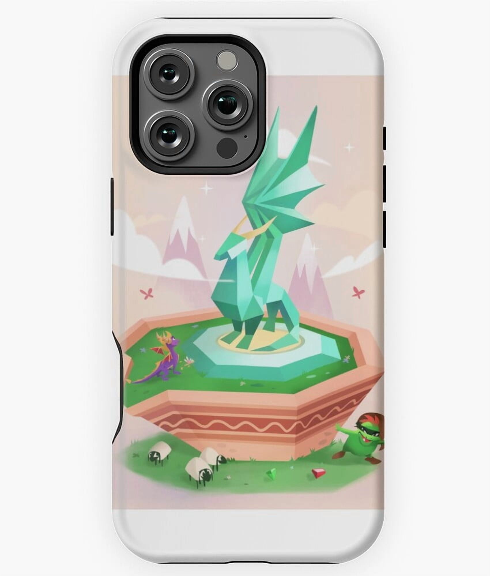 Crystal Dragon Spyro Gem Collector Phone Case for iPhone 16 15 14 13 12 ...