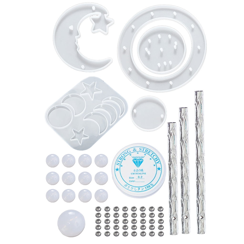 Crystal Epoxy DIY Mold Wind Chime Material Kit Hummingbird for Sun Star ...