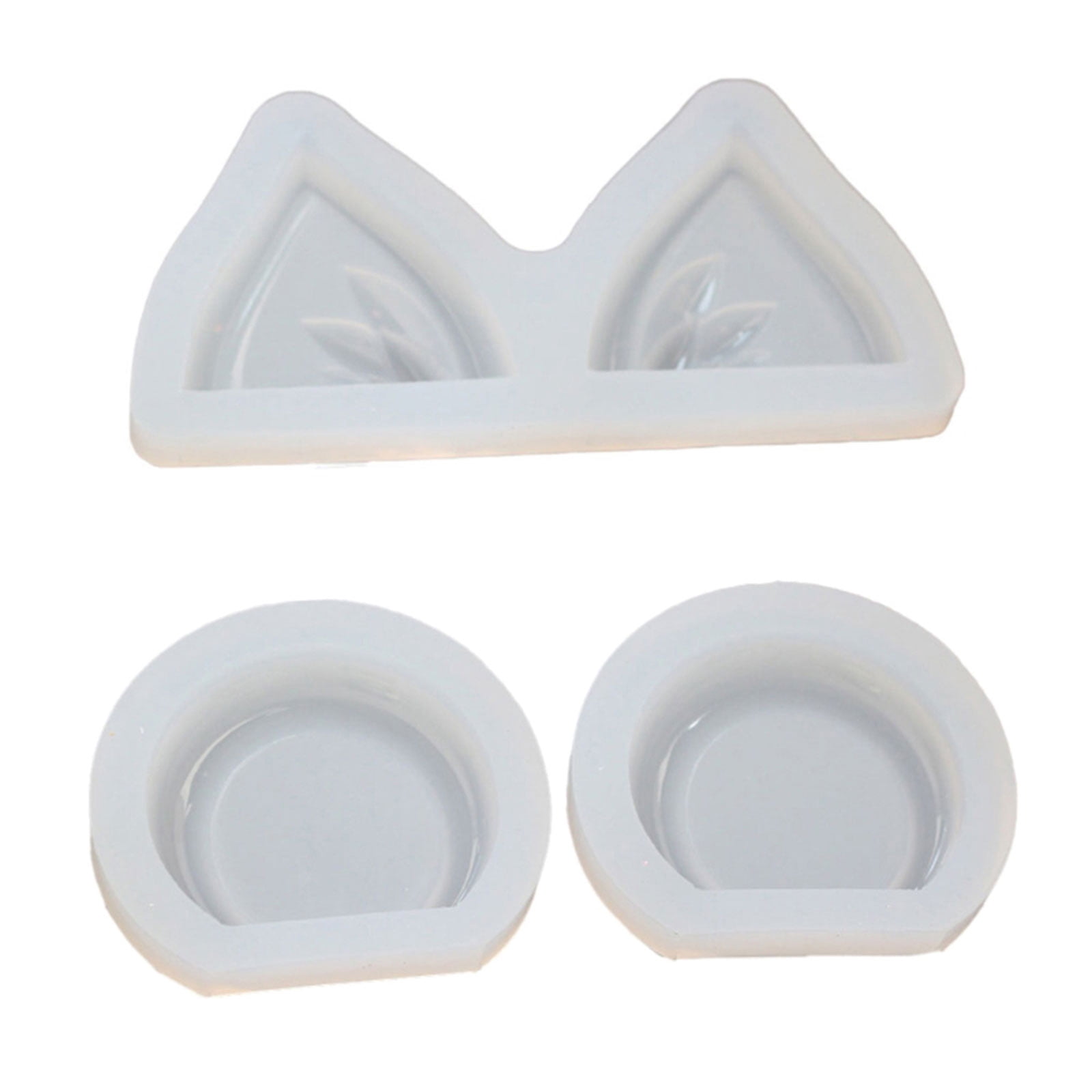 Crystal Epoxy Mold Cats Ears Bear Ears Hair Accessories Hairpin DIY ...