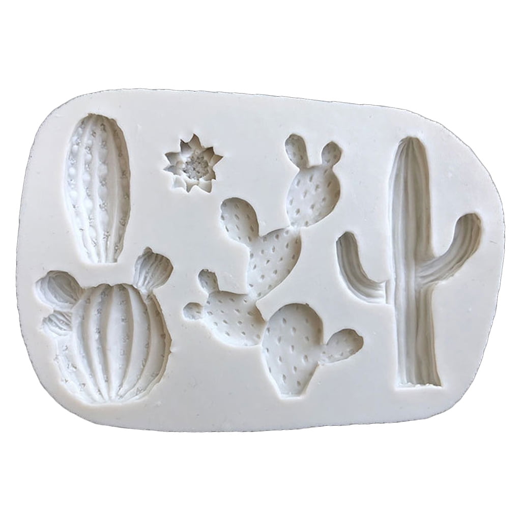 Crystal Epoxy Resin Mold Plant Potted Cactus Casting Silicone Handmade ...