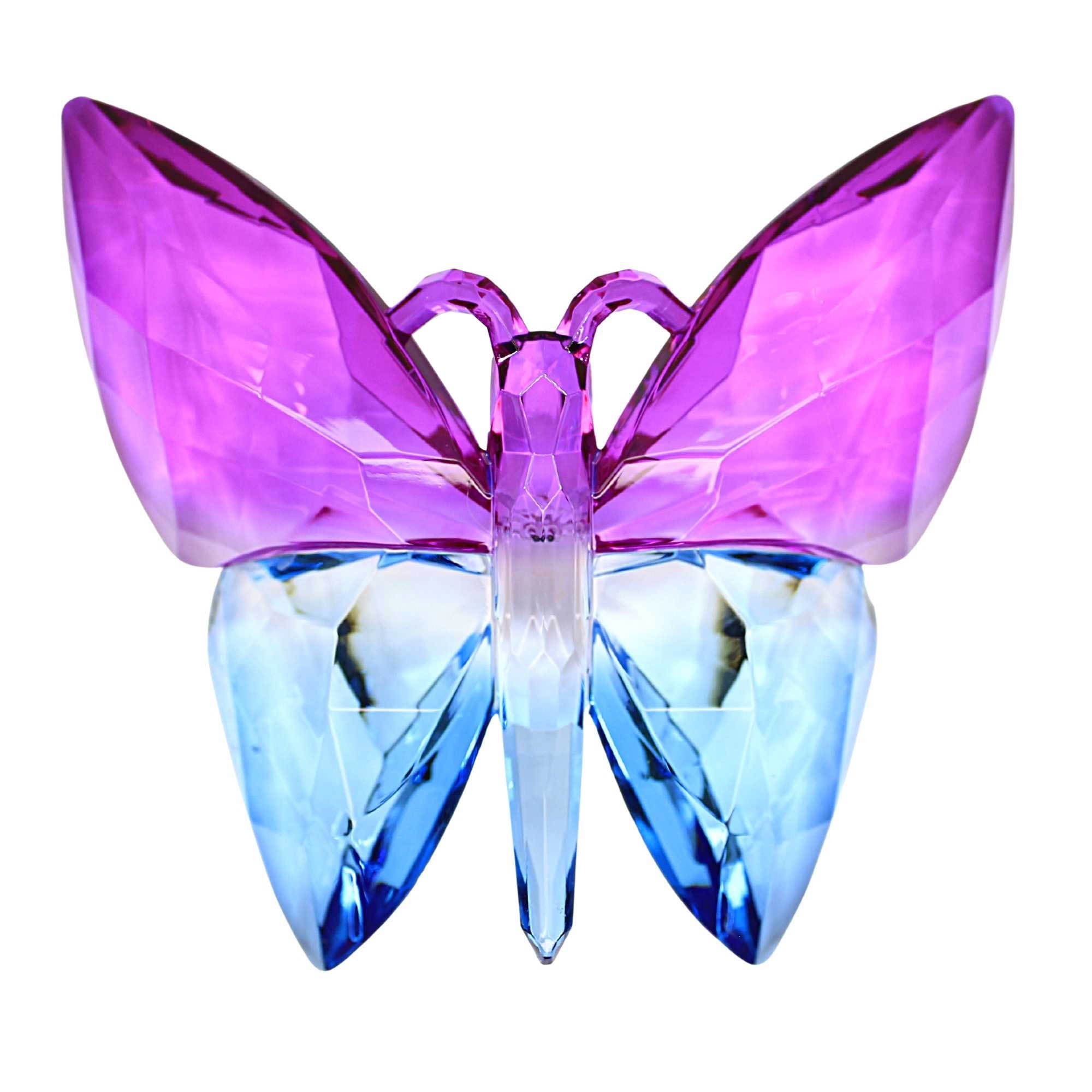 Crystal Expressions Butterfly Two Tone Acrylic Ornament Acry432 Blue ...