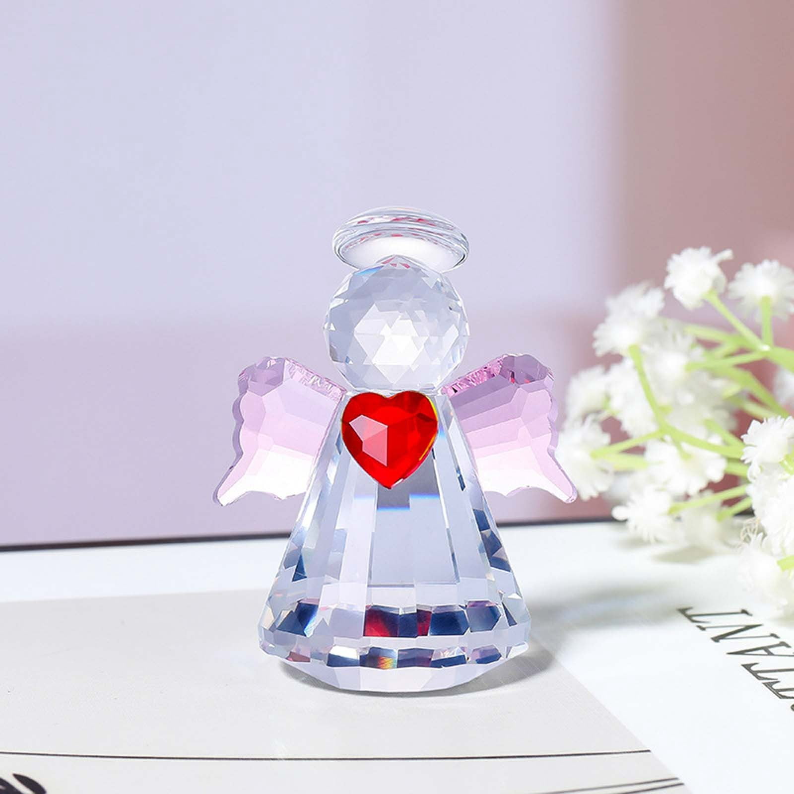 Crystal Figurines Crystal Figurines Collectible Glass Art Christmas ...
