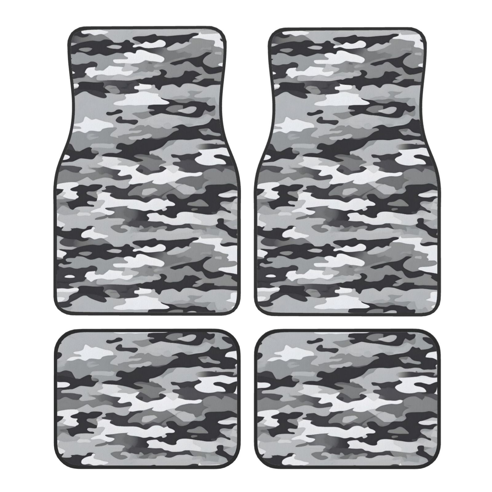 Crystal Fleece Car Floor Mats Set Of Four - Bottom Injection Molded For ...