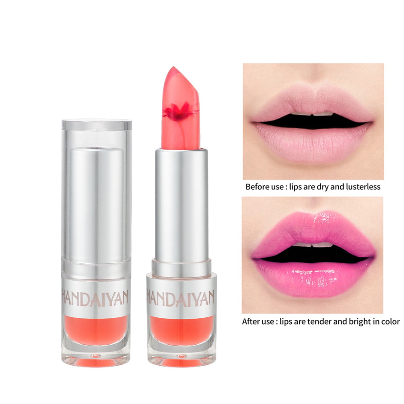 Flower Jelly Lipstick Nutritious Lip Balm Lips Moisturising Long ... Flower Jelly Lipstick Nutritious Lip Balm Lips Moisturising Long ...
