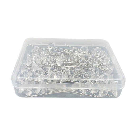 Crystal Flower Pins, Sewing Pins, Bouquets Pin for Sewing Craft ...