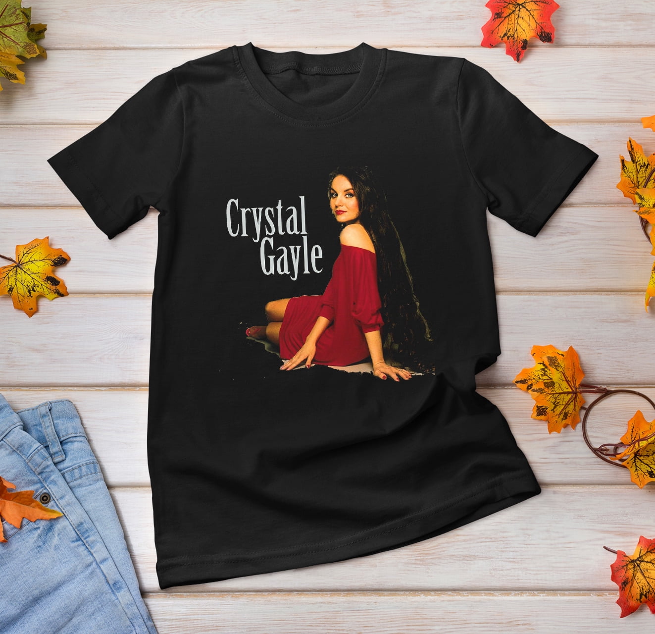 Crystal Gayle Diva Singer Short SLeeve Black Size S to 5Xl T-Shirt ...