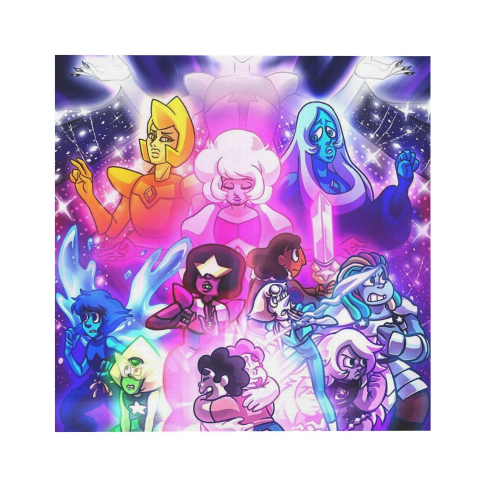 Crystal Gems Steven Universe Canvas Decorative Poster Square Unframe ...