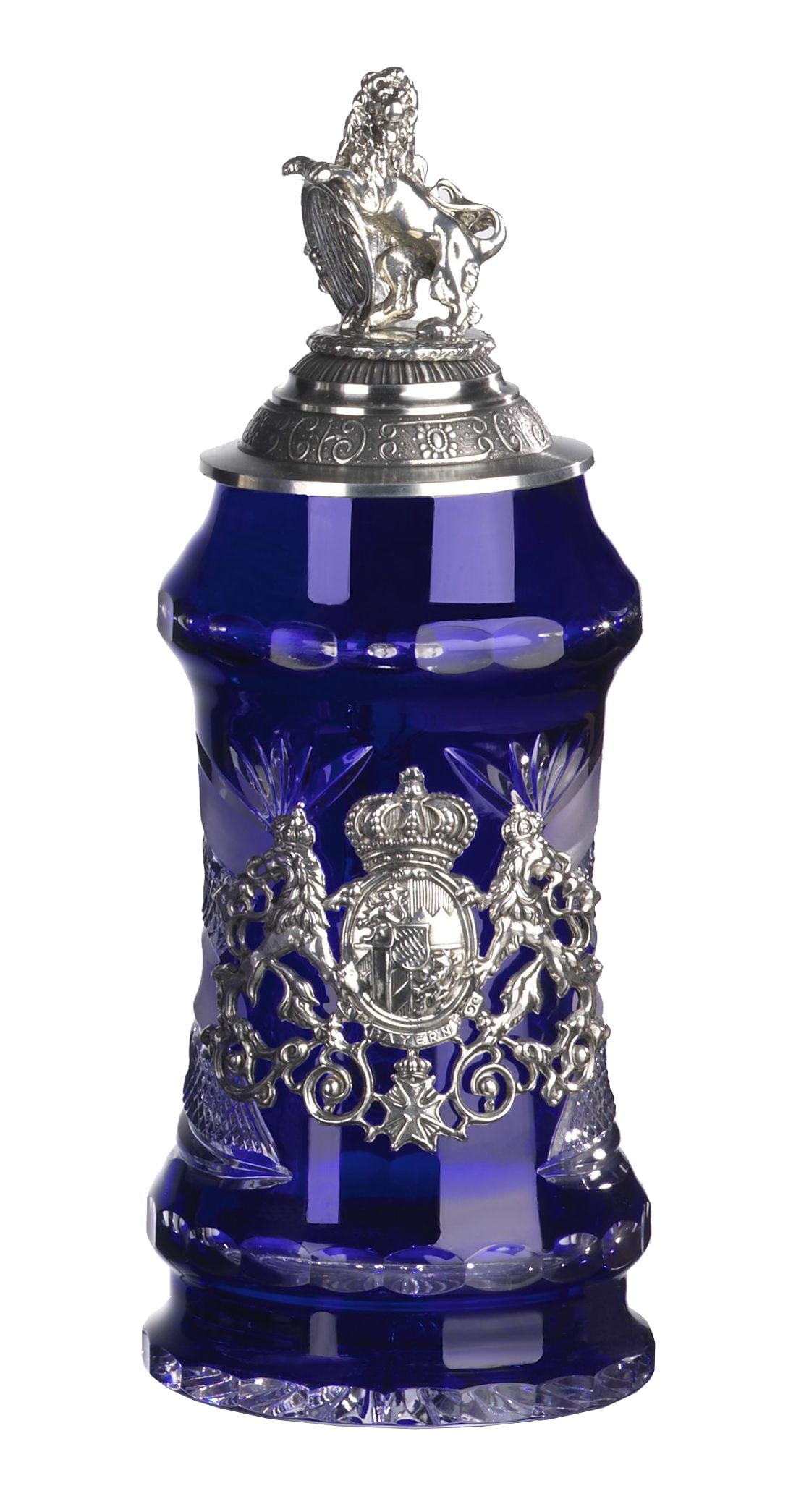 Crystal German Beer Stein 0.5 liter tankard, beer mug - Walmart.com