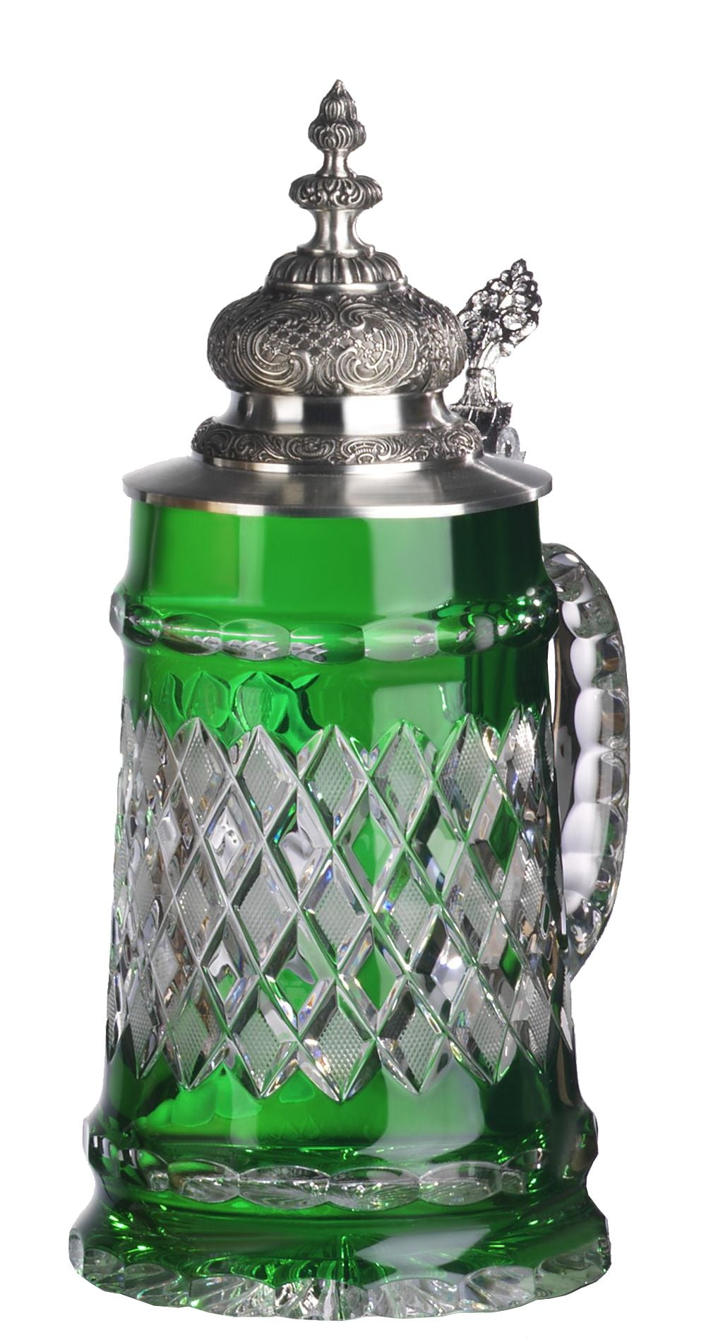 Crystal German Beer Stein 0.5 liter tankard, beer mug - Walmart.com