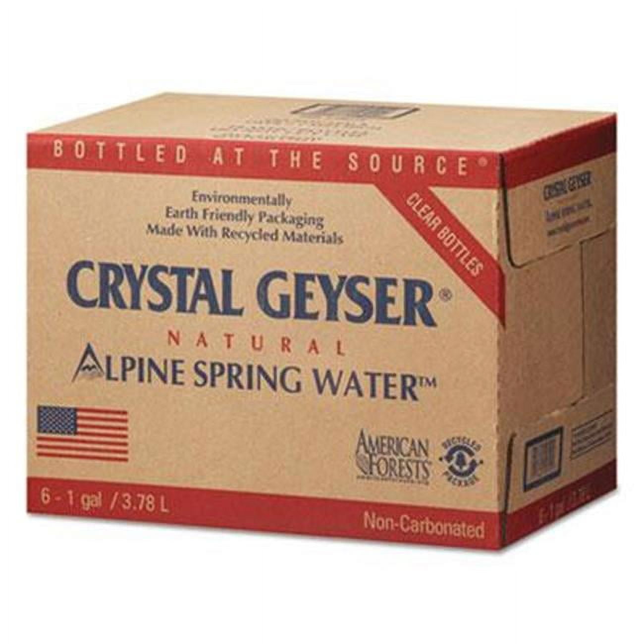 Crystal Geyser Alpine Spring Water, 1 Gallon Bottle, Noncarbonated ...
