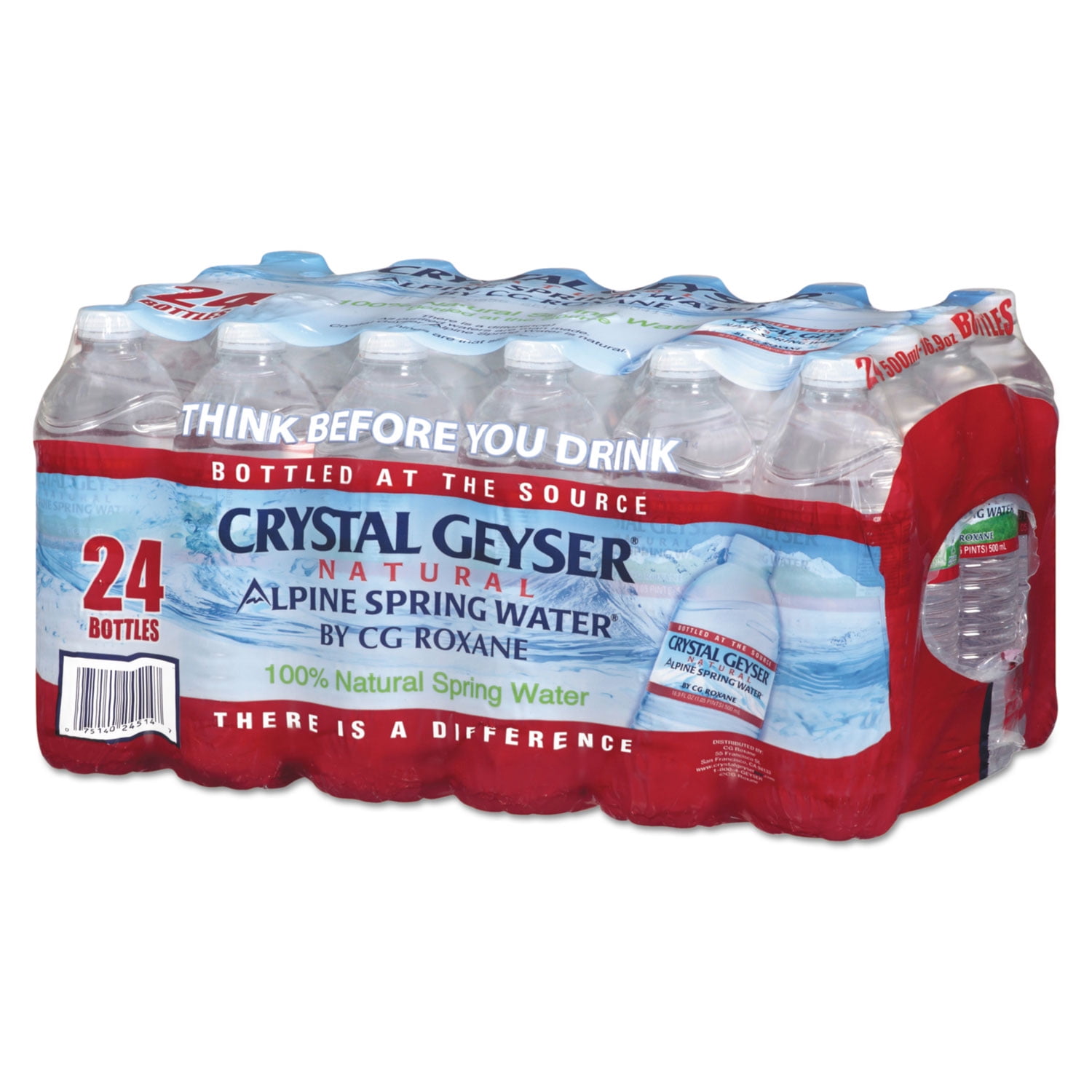 Crystal Geyser® Natural Alpine Spring Water® 16.9 fl oz. Bottle ...